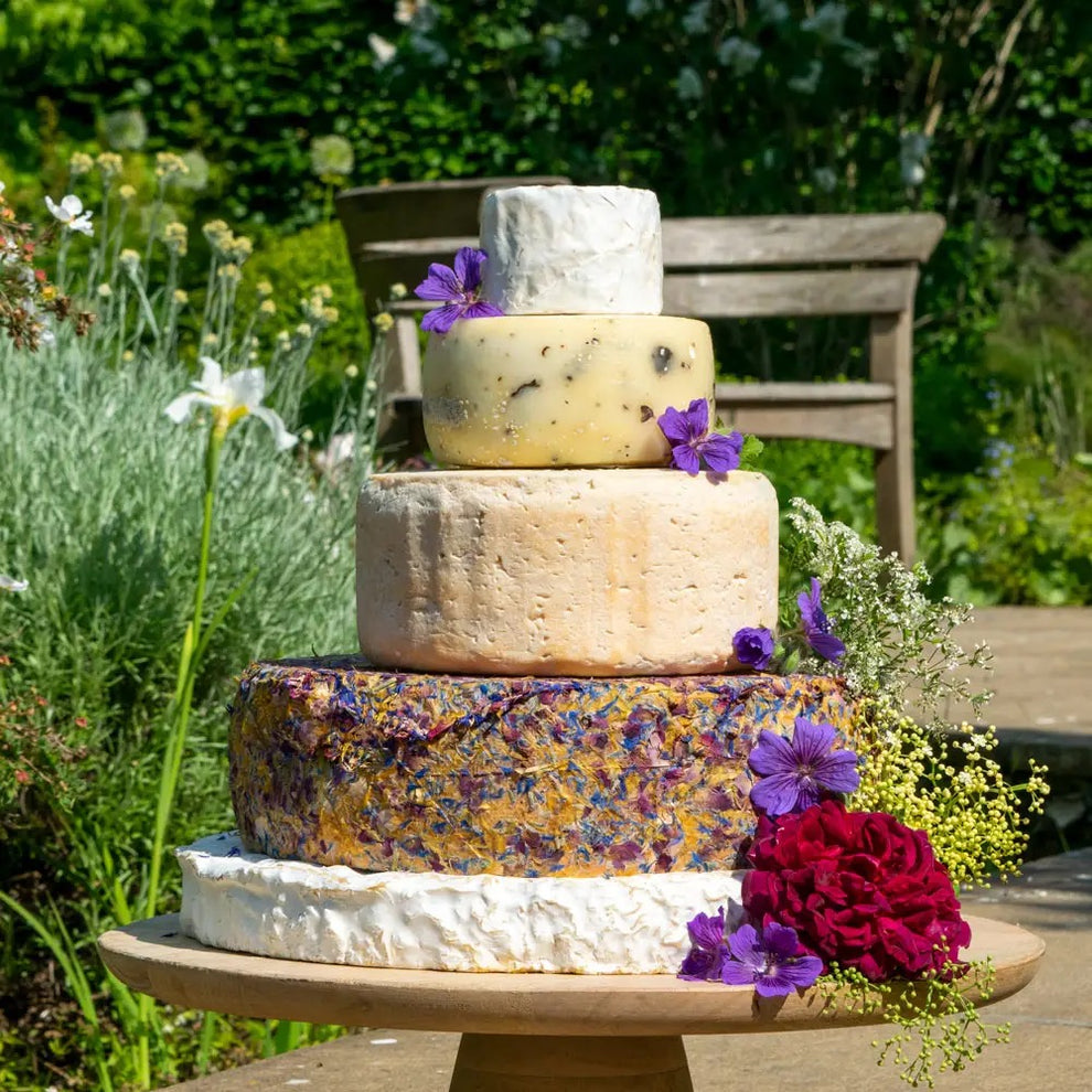 Rose Cheese Wedding Cake – The Fine Cheese Co.