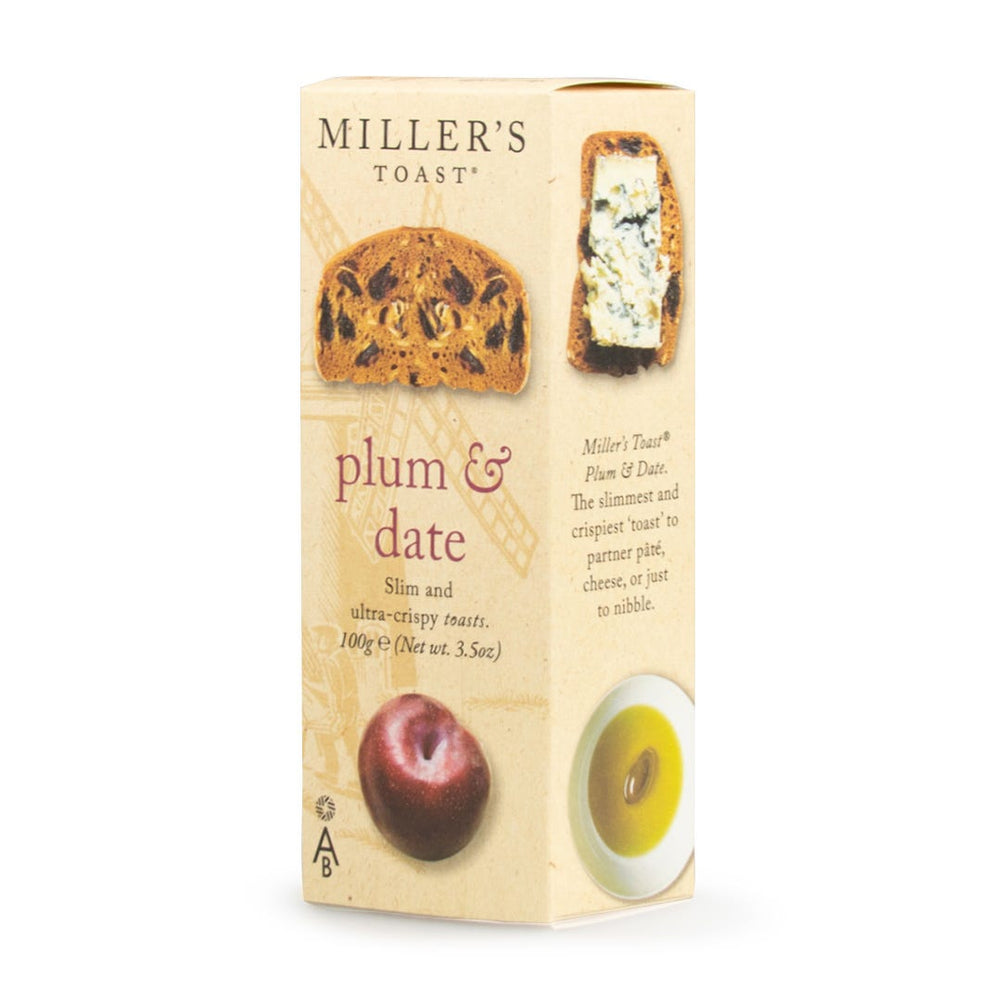 Miller's Toast Plum & Date – The Fine Cheese Co.